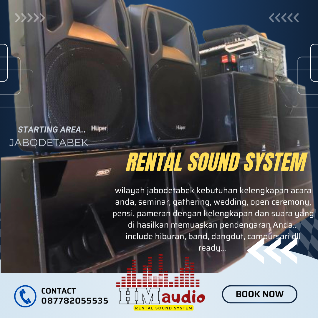 SEWA RENTAL SOUND SYSTEM DI TANGERANG | 08778205535